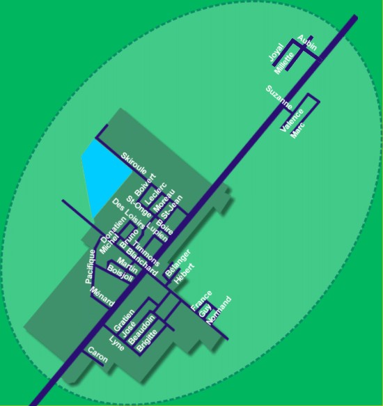 Géographie et population | Municipalité de Wickham
