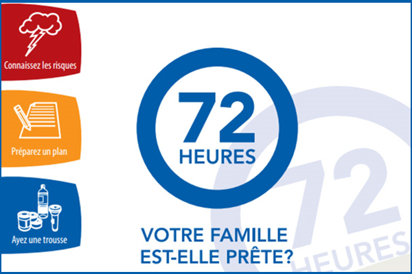 Trousse 72 heures - Municipalité de Wickham