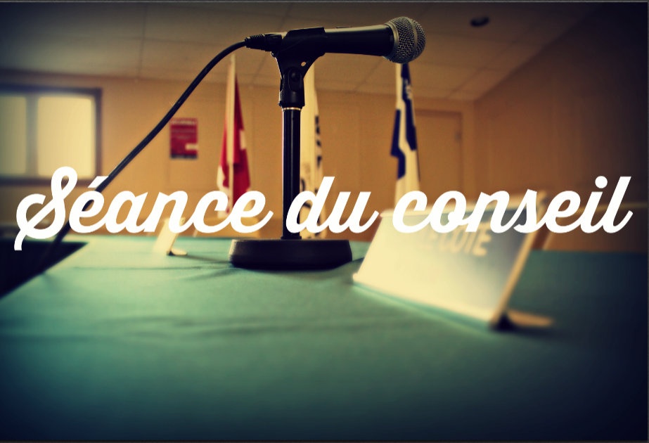 Séance extraordinaire du conseil - 3 juin 2026 à 17 h - Municipalité de ...